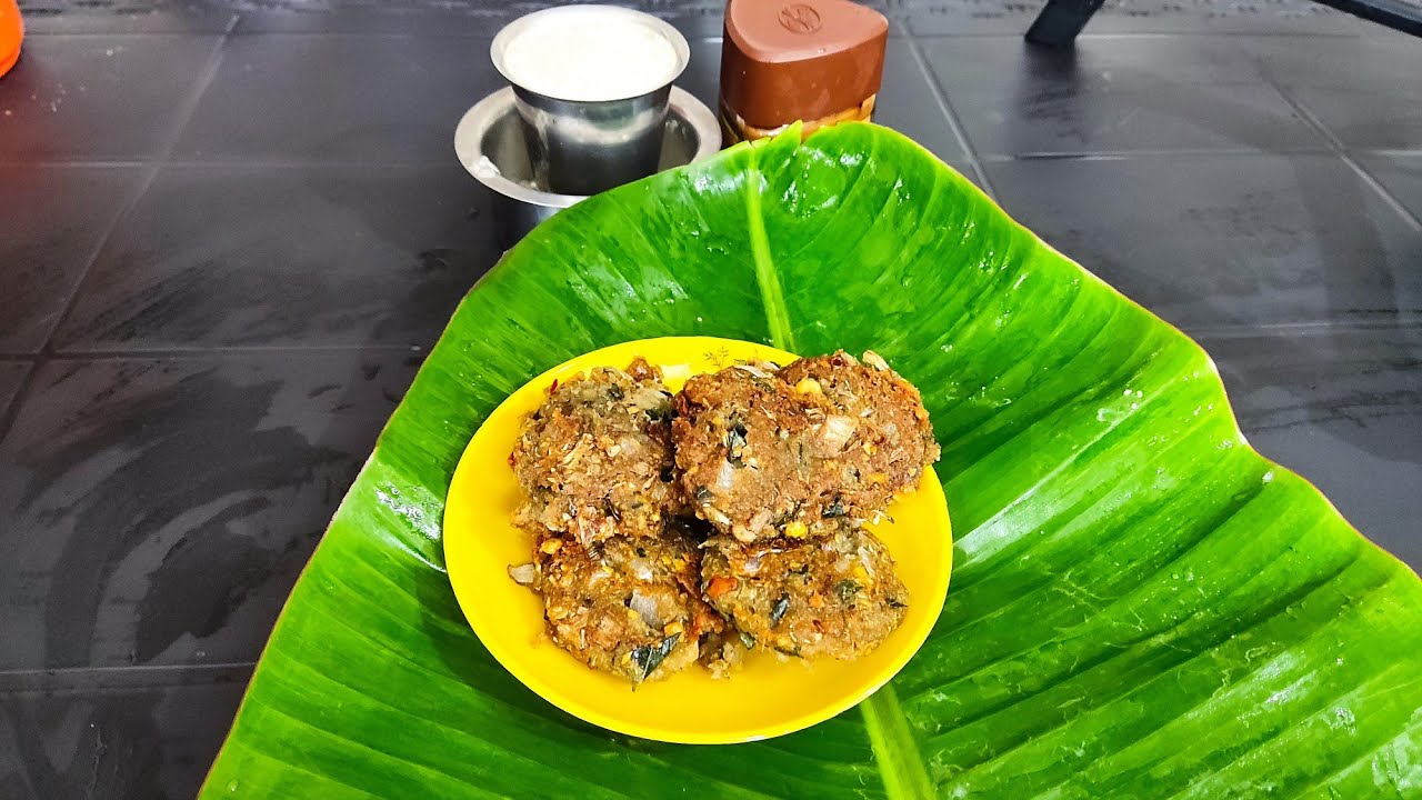 crispy and tasty banana flower vadai/ vazhapoo vadai/ vadai - YouTube