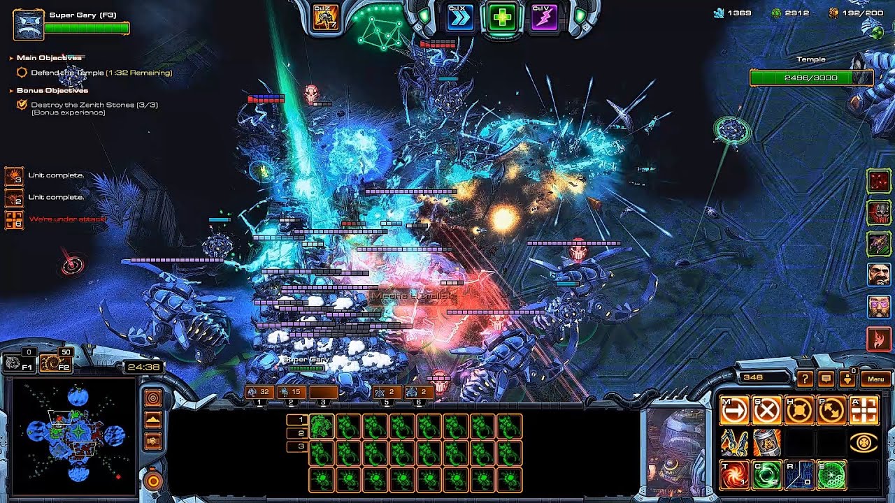 SC2 Co-Op Temple of the Past "Temple Of Terror" Egon Stetmann Play ...