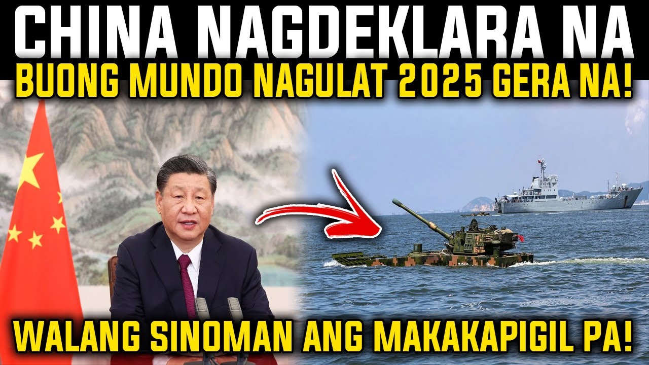 XI NAGDEKLARA NA! CHINA AATAKE SA TAIWAN NGAYONG 2025? WALANG MAKAKA ...