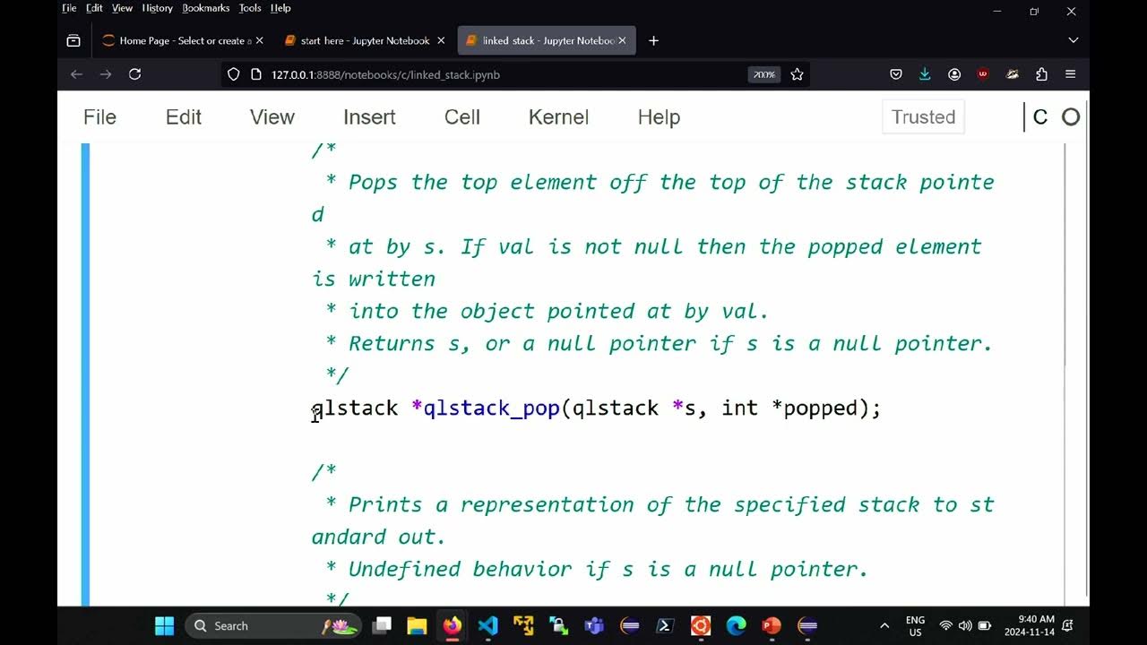 2024-11-14 Linked stack; Generic linked stack - YouTube