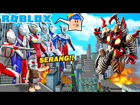 PAK UNAT JADI ULTRAMAN KING MENYATUKAN SEMUA ULTRAMAN UNTUK KALAHKAN ZETTON DI ROBLOX!!