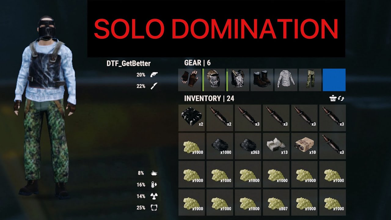 Solo Vs. Raid Hungry Clans - Rust Console Movie - YouTube