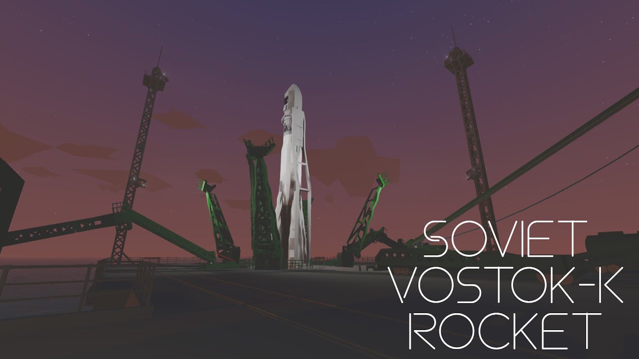 Soviet Vostok-K Rocket Launch in Stormworks - YouTube
