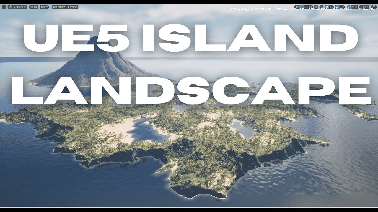 UE5 Island Landscape - YouTube
