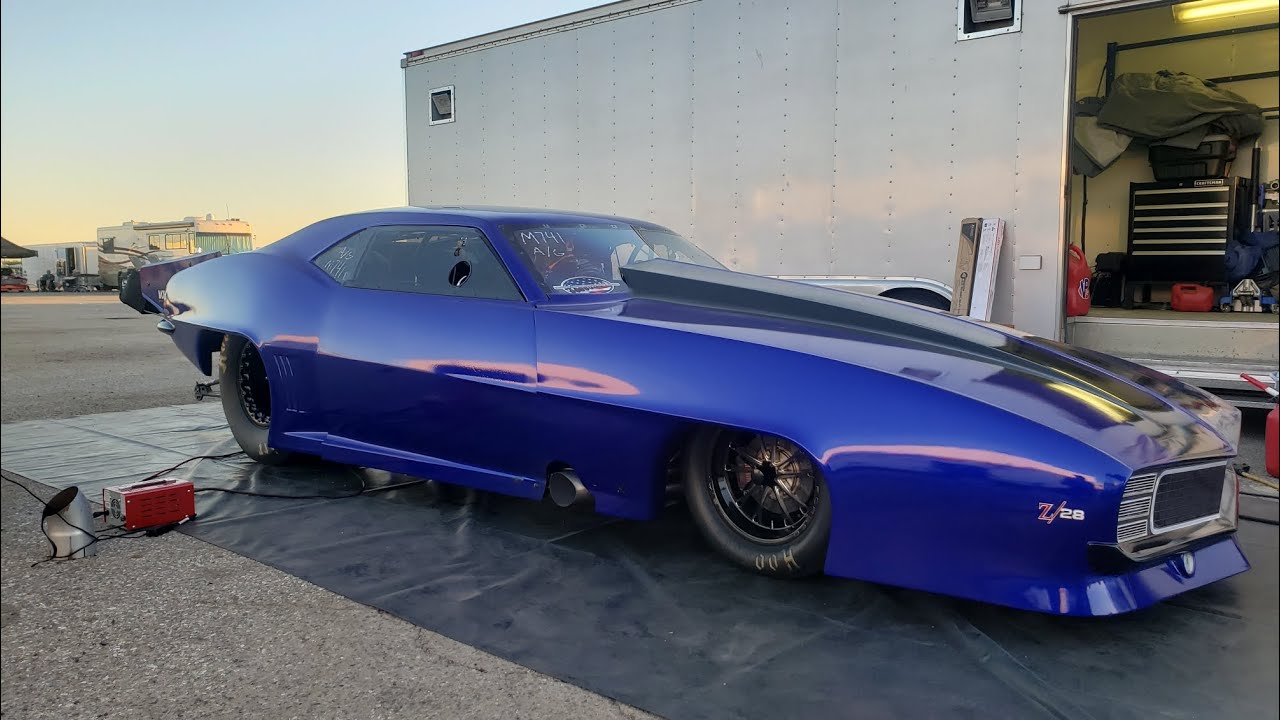 Pro Mod Style 1969 Chevy Camaro Famoso Raceway 2023 - YouTube