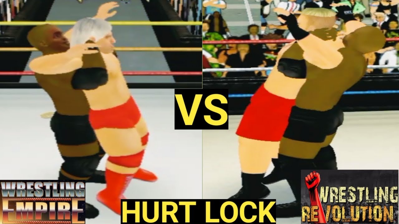 Wrestling empire vs Wrestling Revolution 3d Bobby lashley hurt lock ...