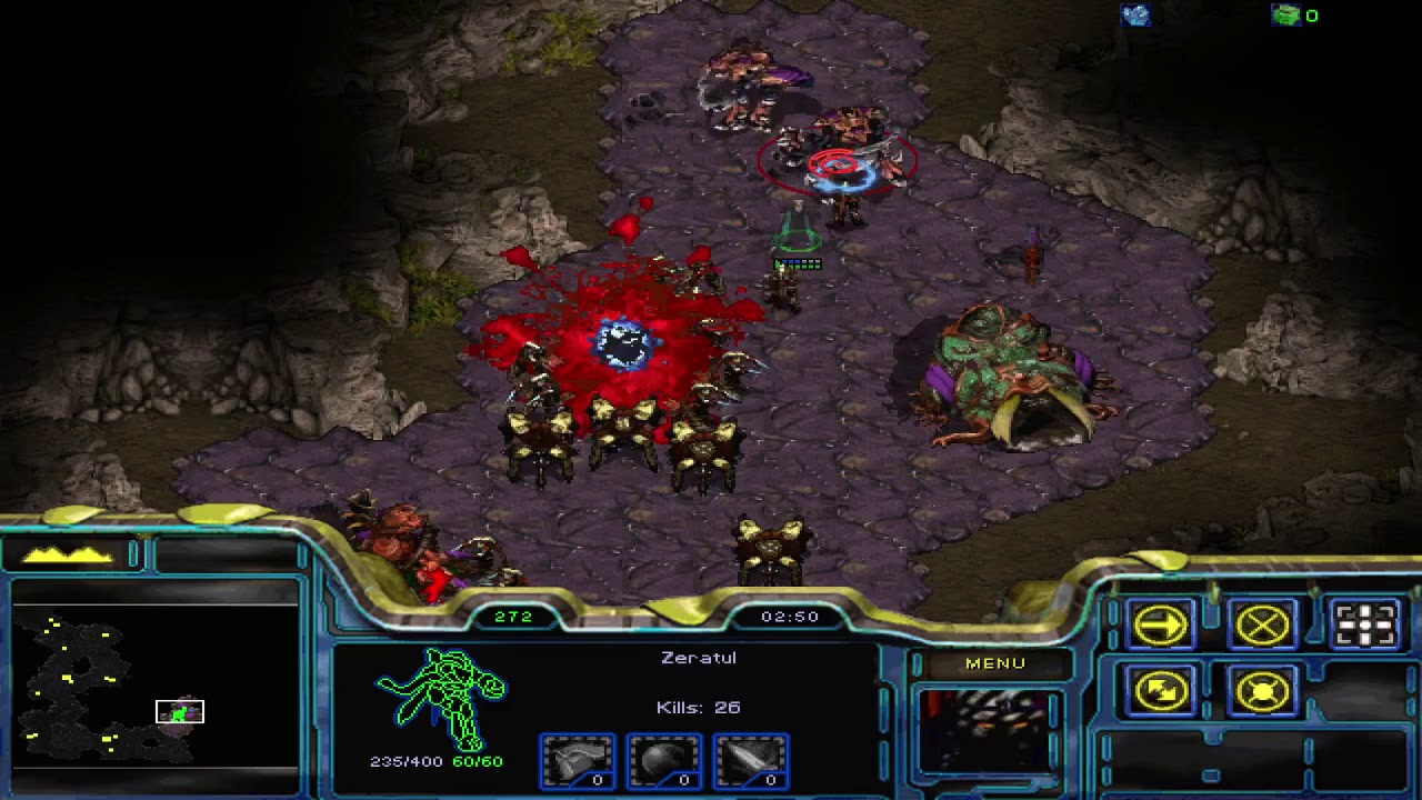 [StarCraft][Protoss mission 1][Escape from Aiur] - YouTube