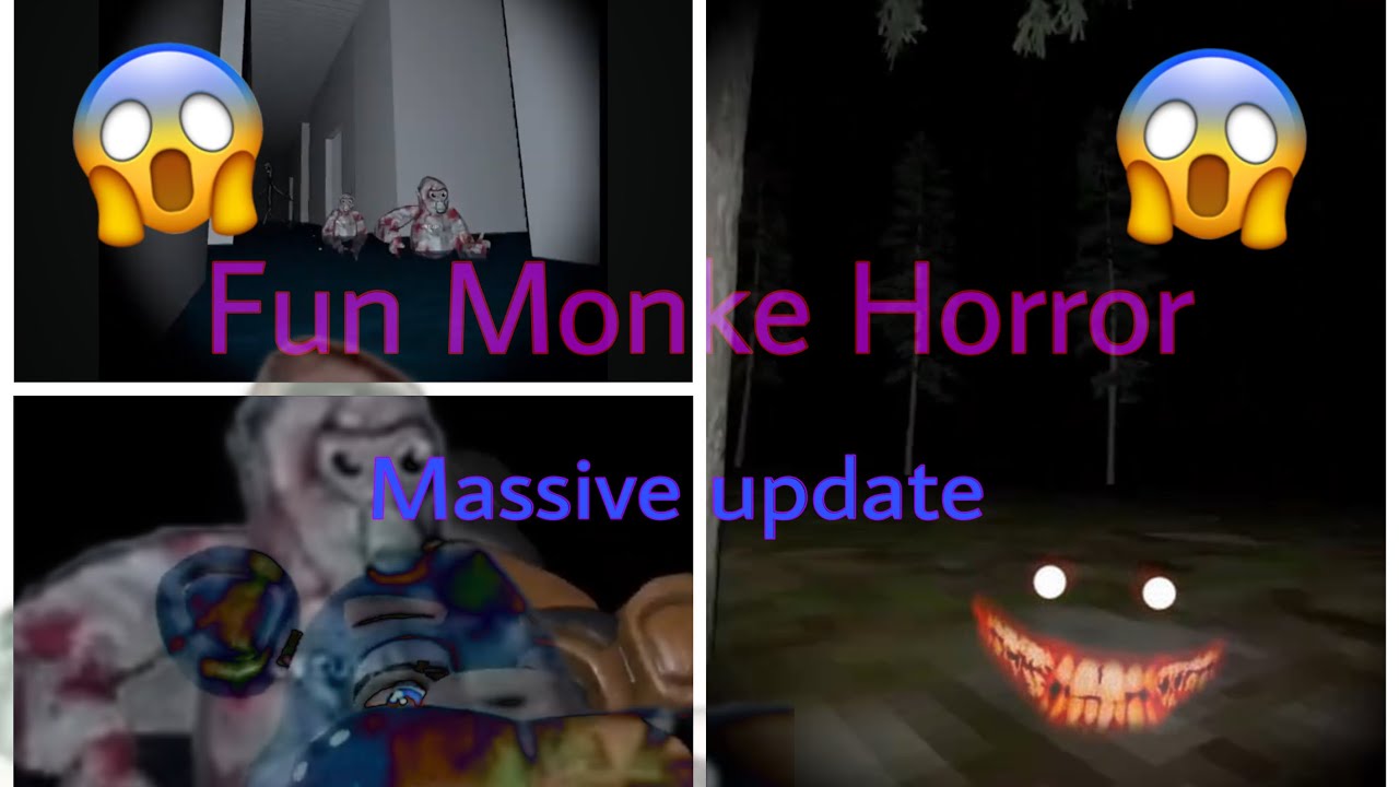 The Fun Monke Horror update is terrifying! #gaming #funny - YouTube