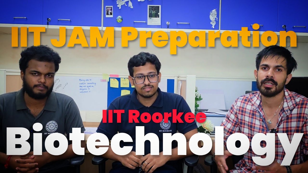 📚 Crack IIT JAM Biotech Biotechnology | Prep, Books, Hostel Life ...