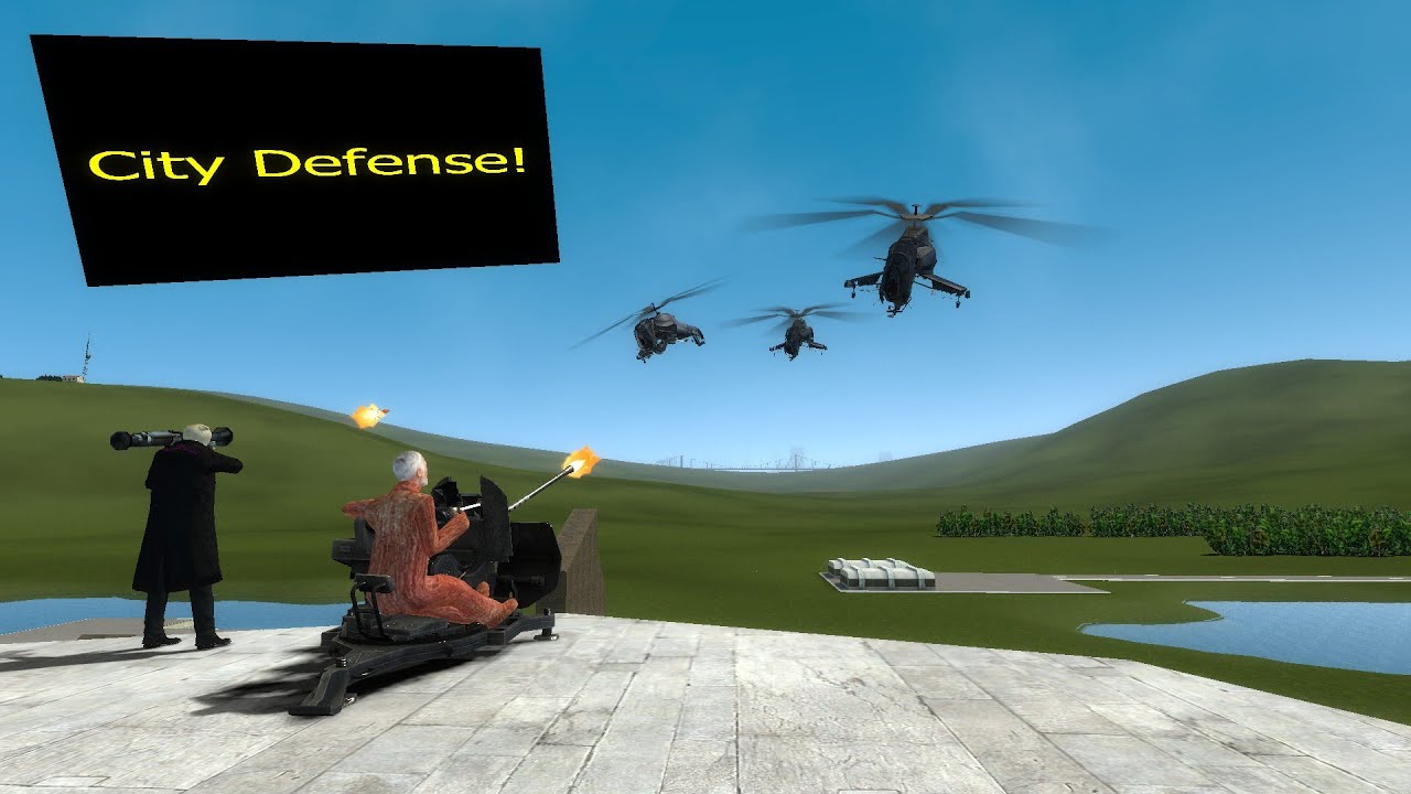 City Defense! Garry's Mod Gameplay/Roleplay/ Zombie apocalypse - YouTube