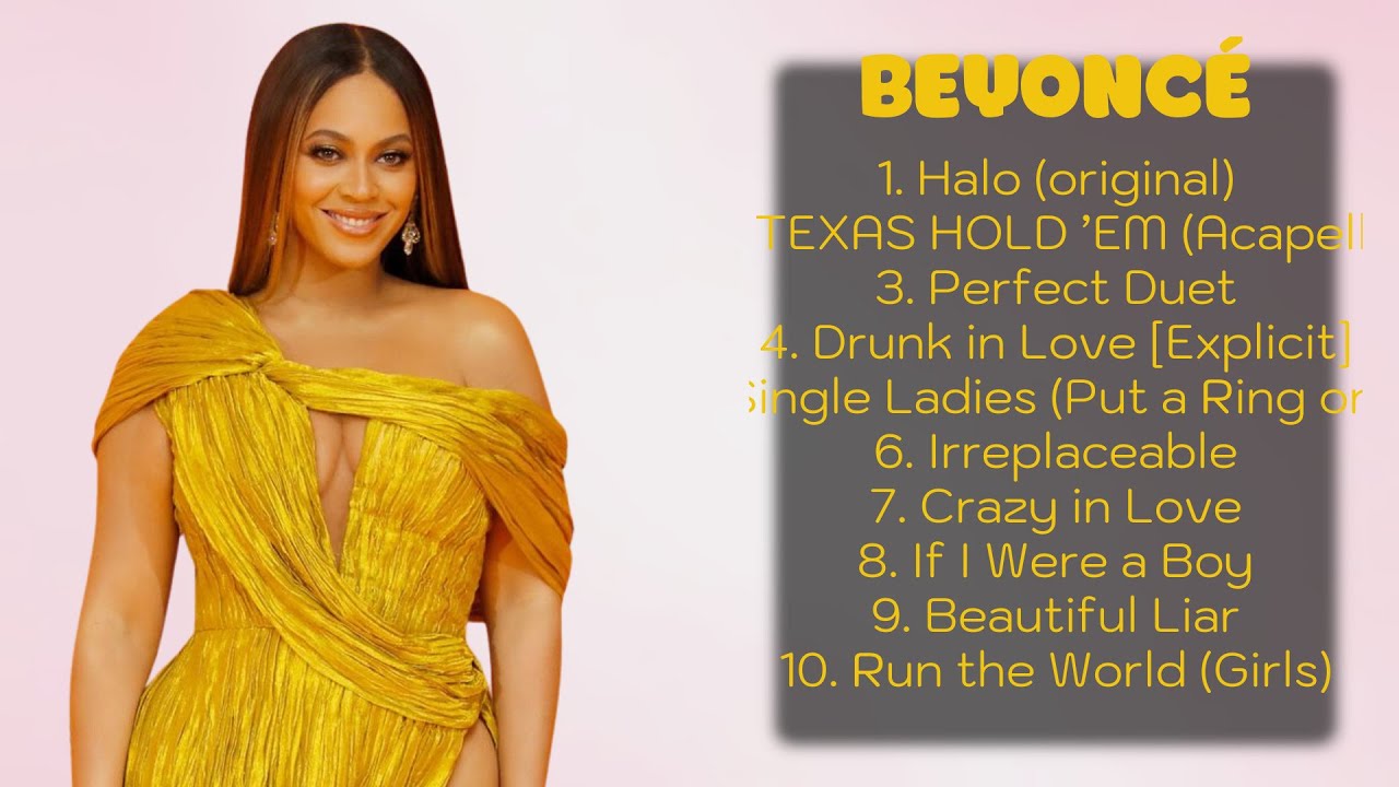 Beyoncé ♫ ~ Greatest Hits Full Album ~ Playlist 2024 ♫ - YouTube