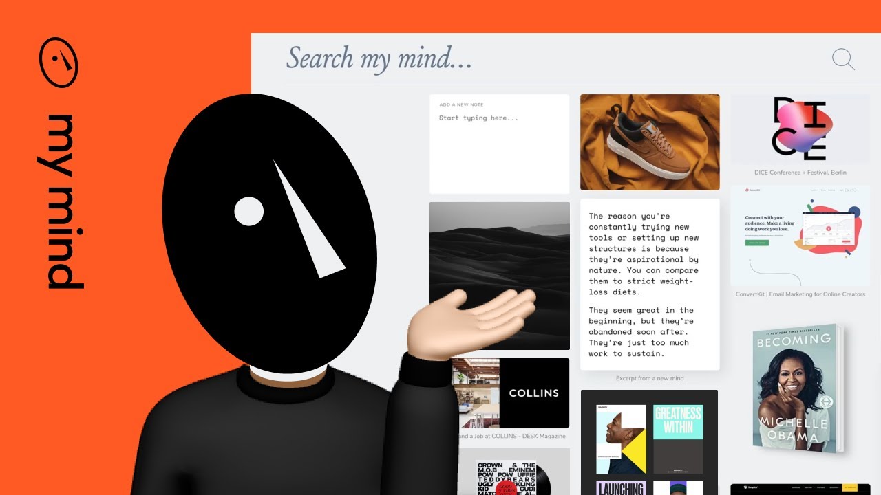 Testing mymind — New app for organizing inspiration (and more) - YouTube
