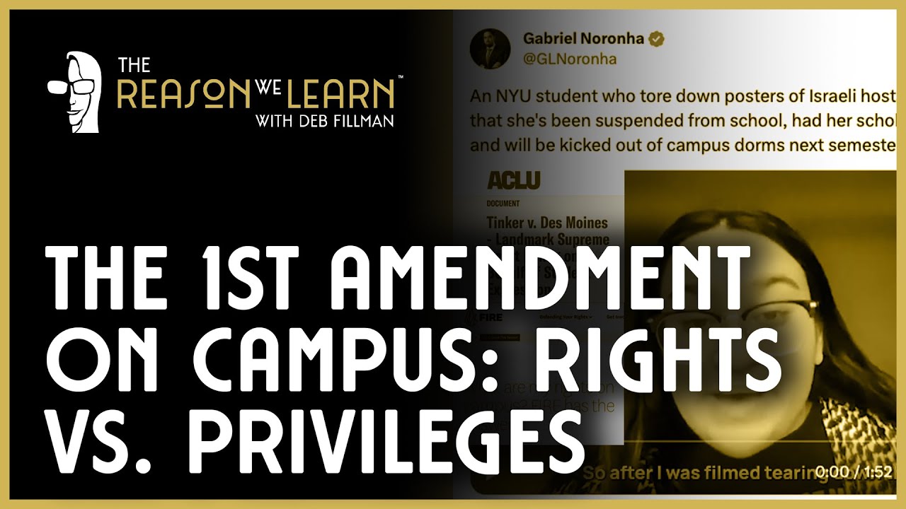 The First Amendment on Campus Rights vs Privileges - YouTube
