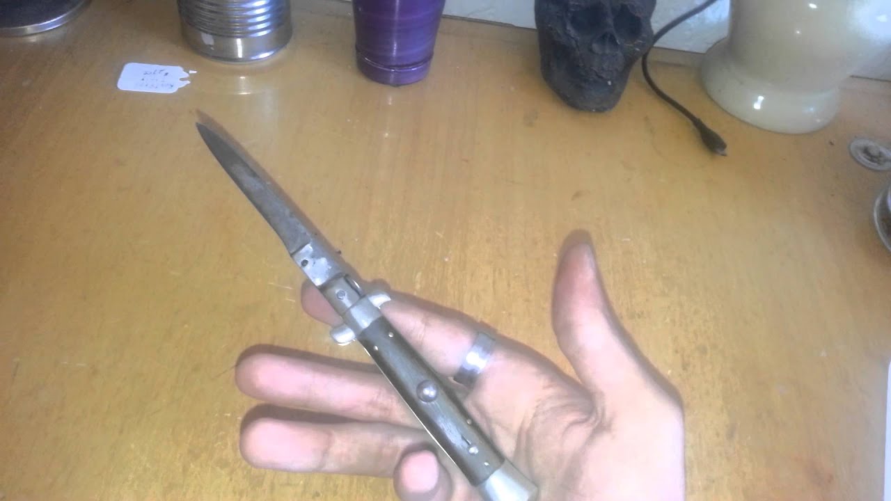 Antique switchblade review - YouTube