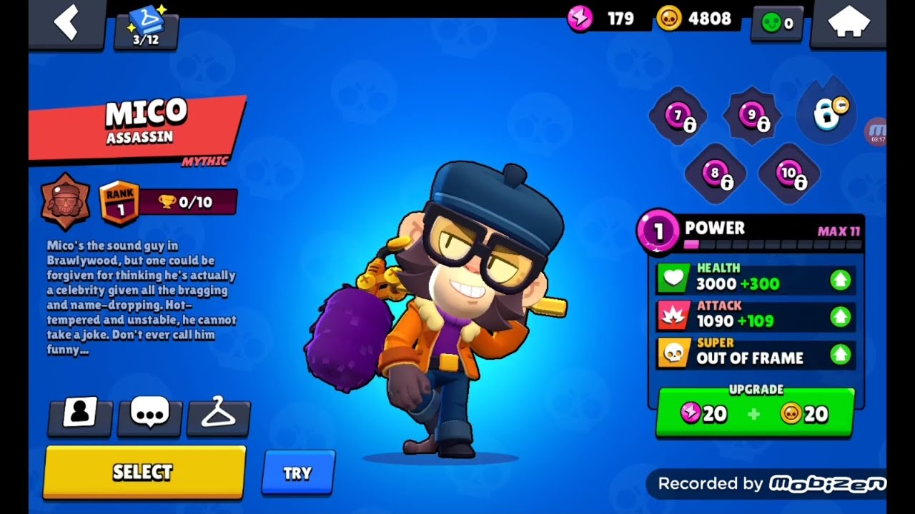 brawl stars Mico video moments 1 new btw - YouTube