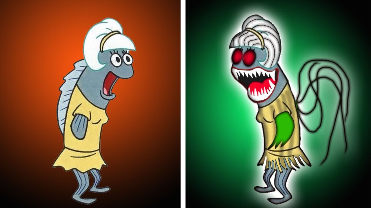 Spongebob SquarePants SUZY Characters As Horror Version || SpeedEdit ...