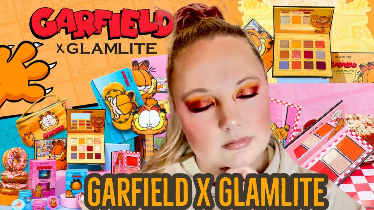 NEW GLAMLITE X GARFIELD COLLECTION TRY ON - YouTube