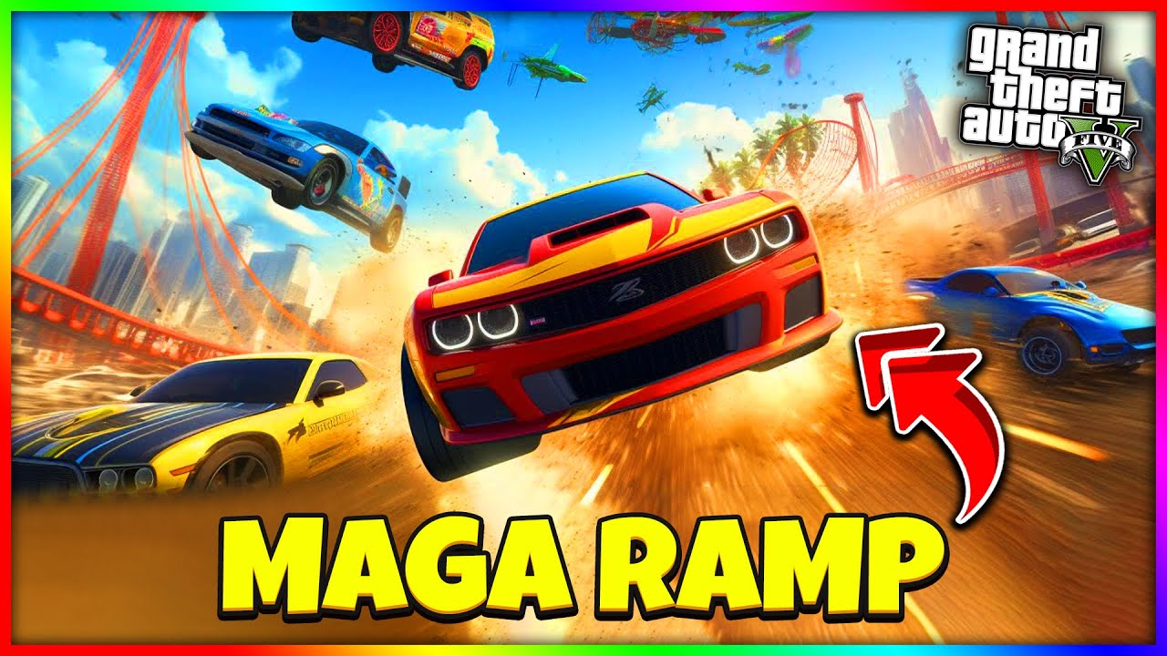 Most CRAZY Mega Ramp In GTA 5 - YouTube