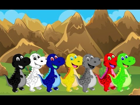 Learn Colors with Dinosaurs - Learn Colors with Nursery Rhymes Song for ...