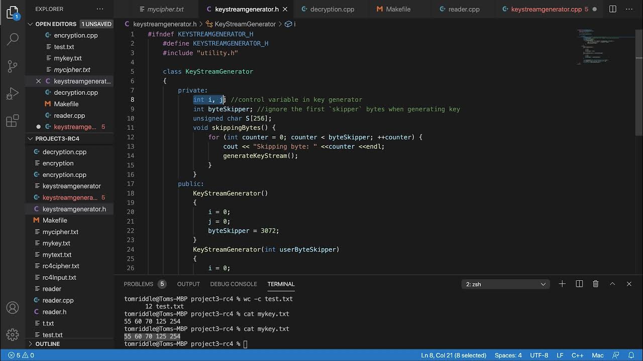 RC4 Implementation in C++ - YouTube