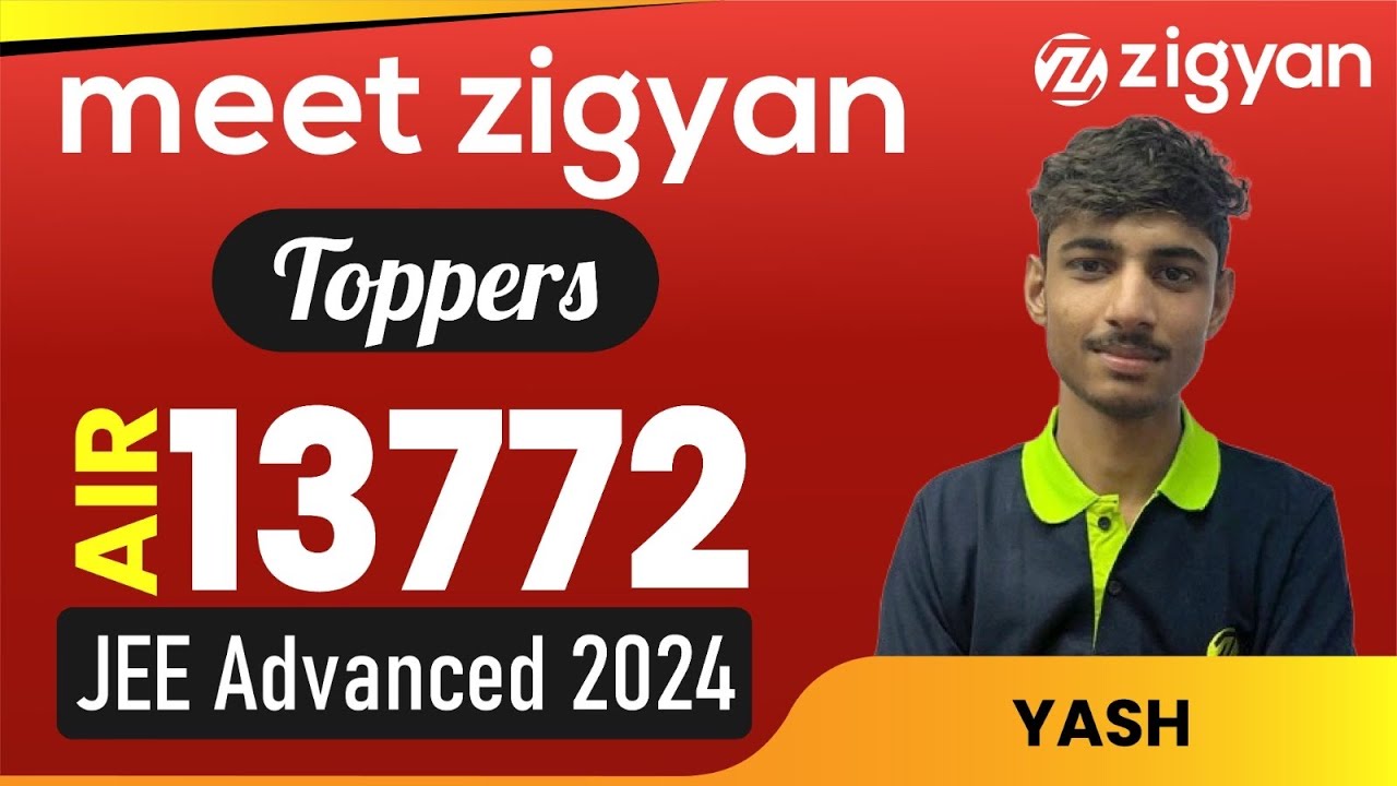 AIR 13772 Interview | JEE Advanced 2024 Result | Faridabad | zigyan ...