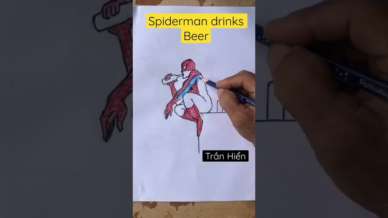 # Spiderman drinks Beer # Heineken # short - YouTube