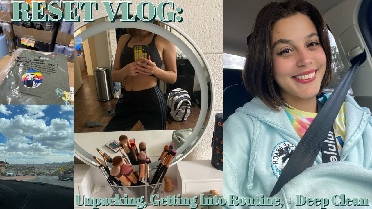 RESET VLOG: Unpacking, Getting Into Routine, + Deep Clean .29 - YouTube