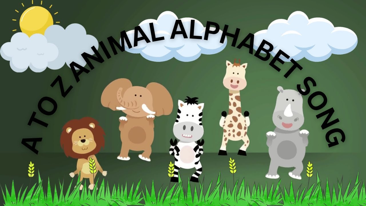 A to Z Animal Alphabet Song | Fun ABC Song for Kids | Animal ABC Song ...