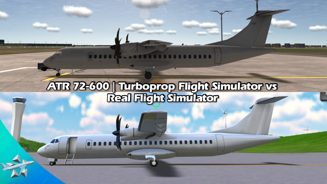 ATR 72-600 | Turboprop Flight Simulator vs Real Flight Simulator ...