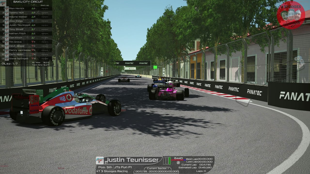 2023 04 22 rfactor 2 mod 1991 F1 Ferarri Baku Race 3 - YouTube