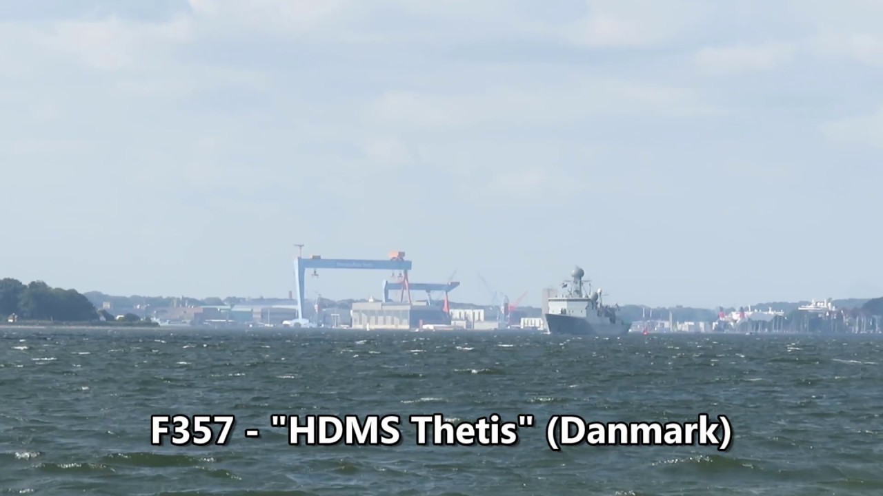 HDMS Thetis (F357) der dänischen Marine - YouTube