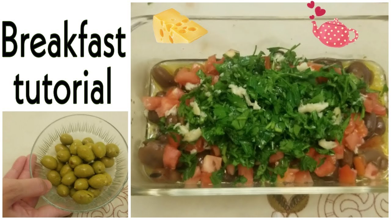 Syrian breakfast tutorial | Healthy vegetarian breakfast | Moumena ...