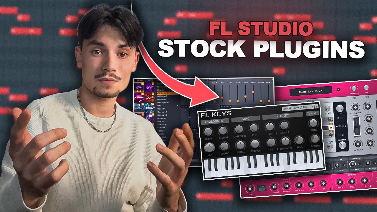J’ai fait une instru avec les plugins stock de FL Studio ! - YouTube