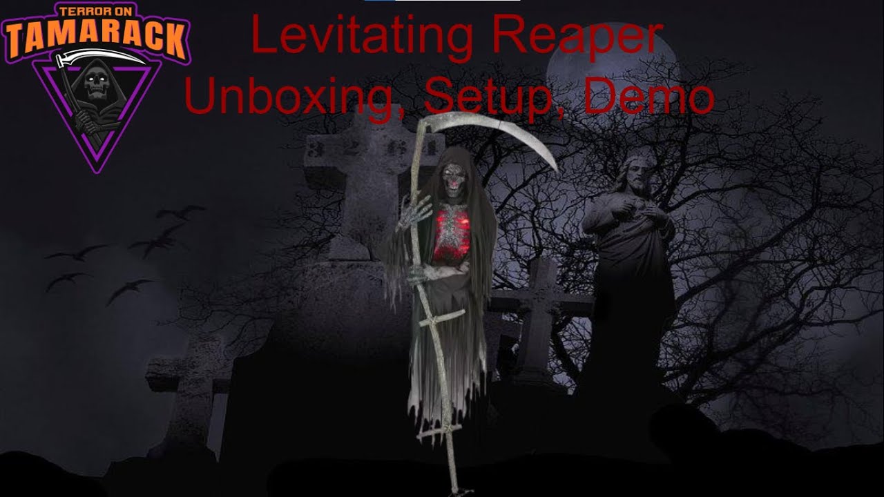 🎃12ft Levitating Reaper|| Unboxing, Setup, and Demo|| Home Depot 2024🧡 ...