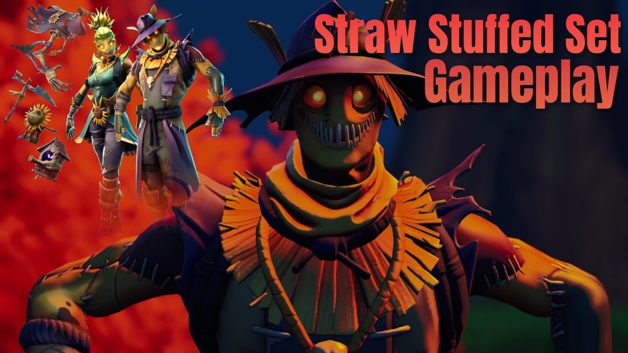 Fortnite Straw Stuffed Set | Creative & Solo Gameplay - YouTube