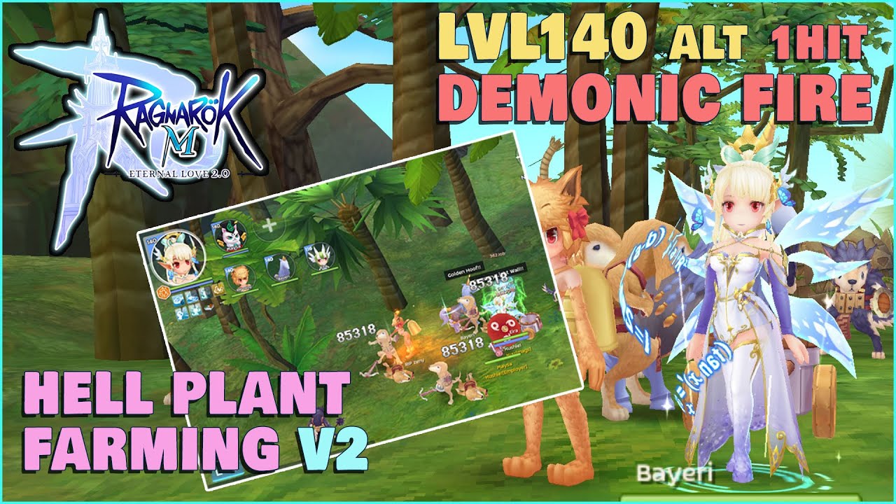 LVL140 Hell Plant Farm | 1Hit DF Kobold Archer | Kordt Forest Depth v2 ...