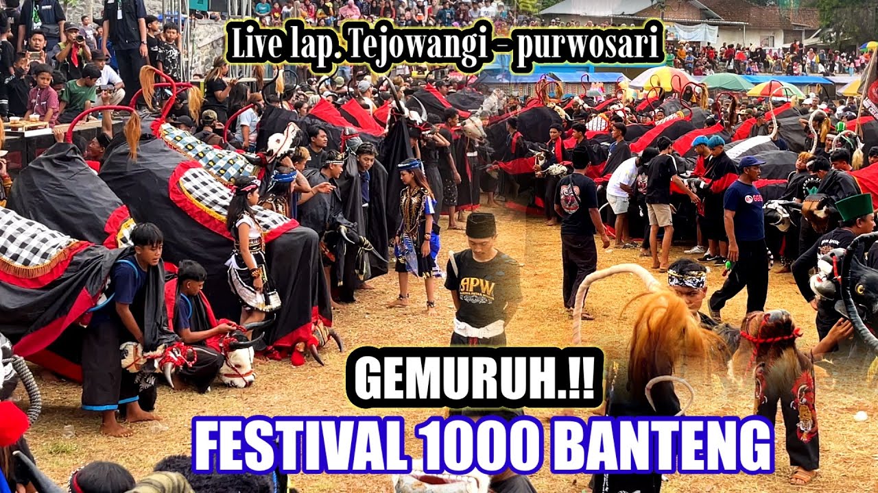 GEMURUH FESTIVAL 1000 BANTEN LIVE LAP.TEJOWANGI - purwosari - YouTube