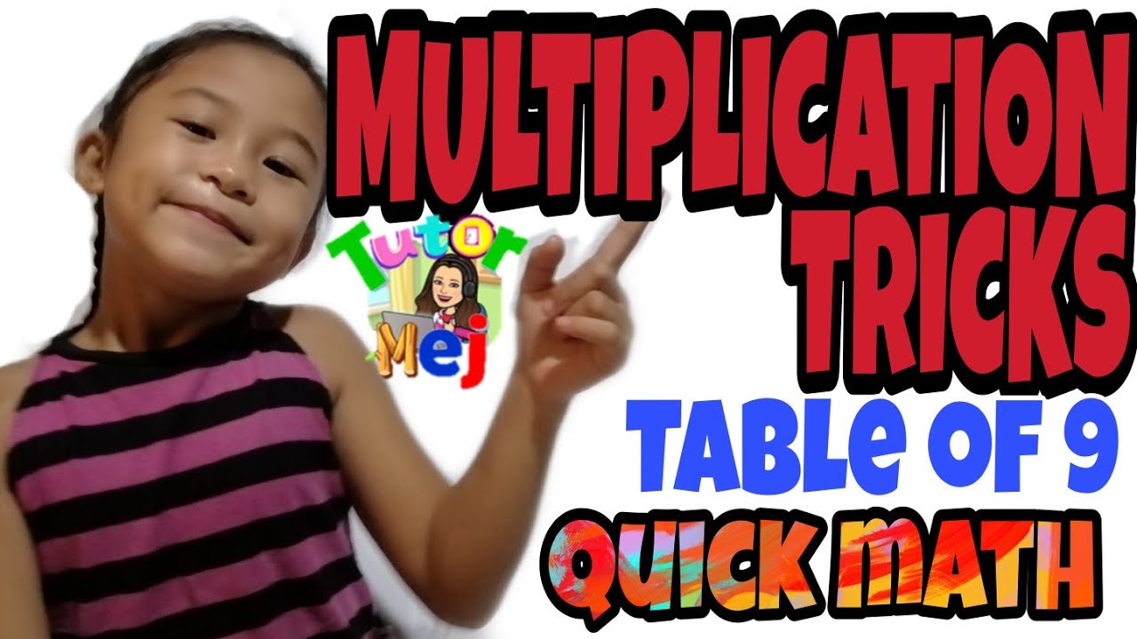 MULTIPLICATION TRICKS FOR KIDS || ARITHMETIC ||TAGALOG MATH TUTORIAL ...
