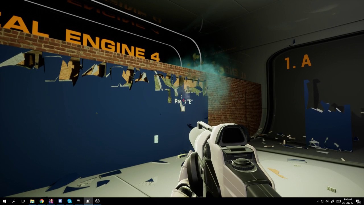 UE4 VFX: Real time destruction and physical materials demonstration - YouTube