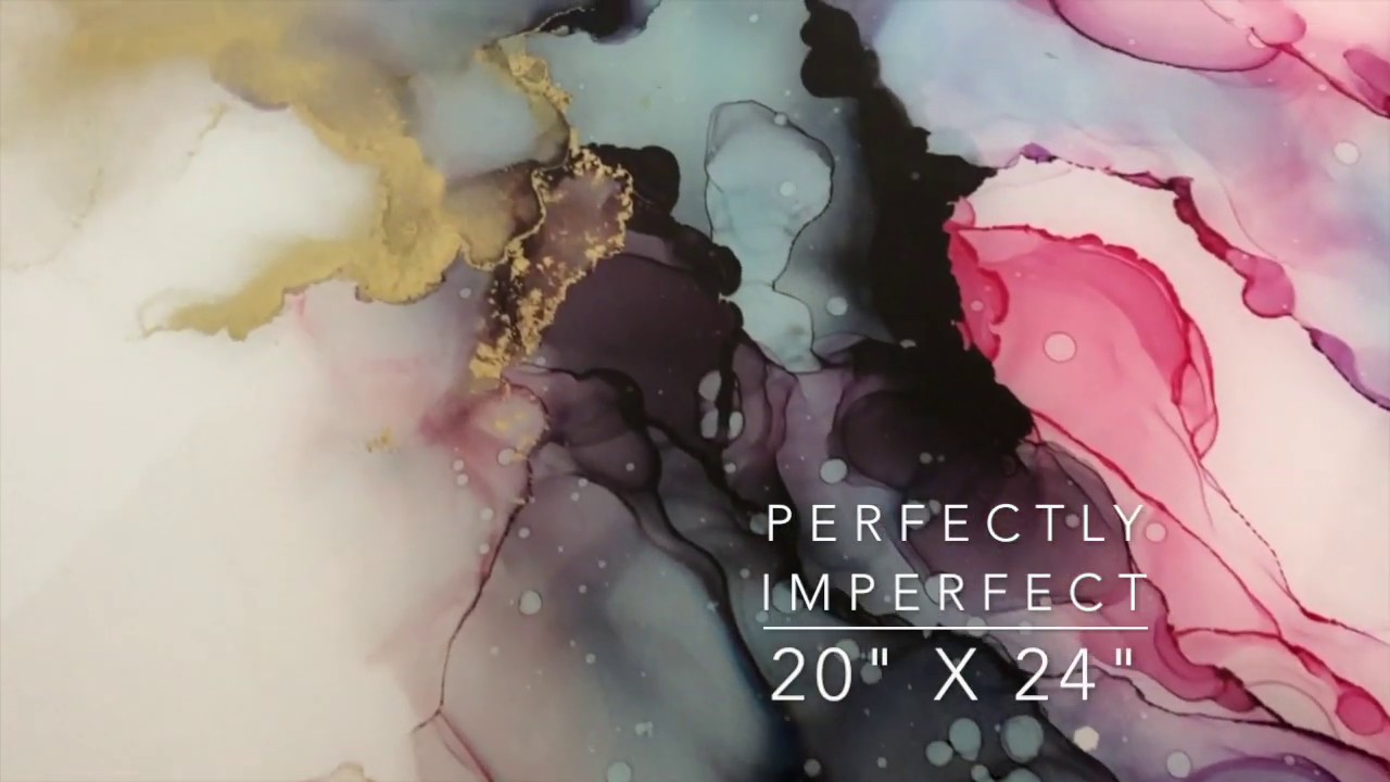 "perfectly imperfect" abstract painting by abstract artist Jaylin ...