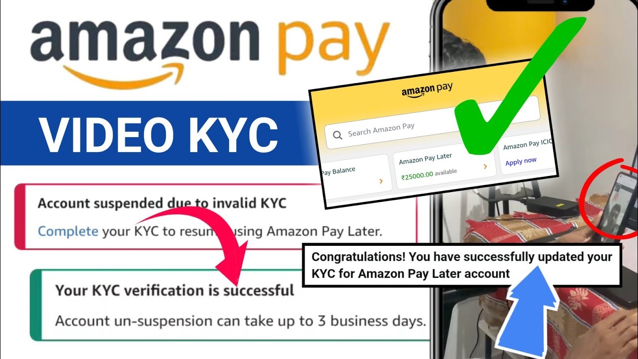 Amazon Pay Later Account Suspended Due To Invalid KYC | How to Unblock ...