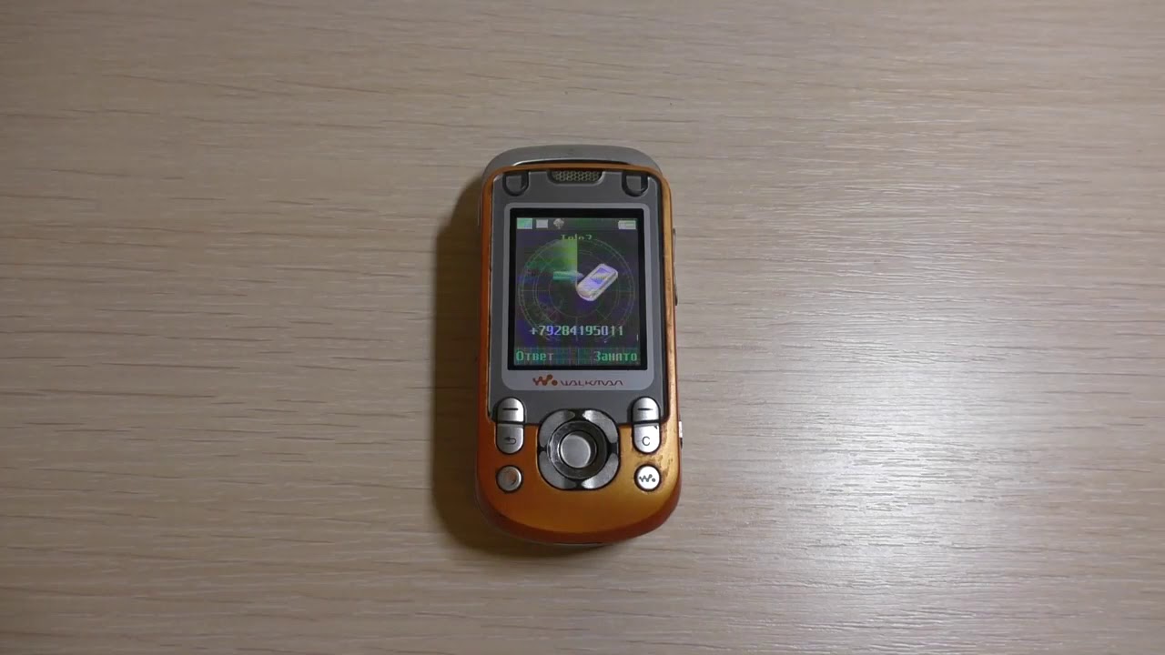 Sony Ericsson W550i incoming call - YouTube