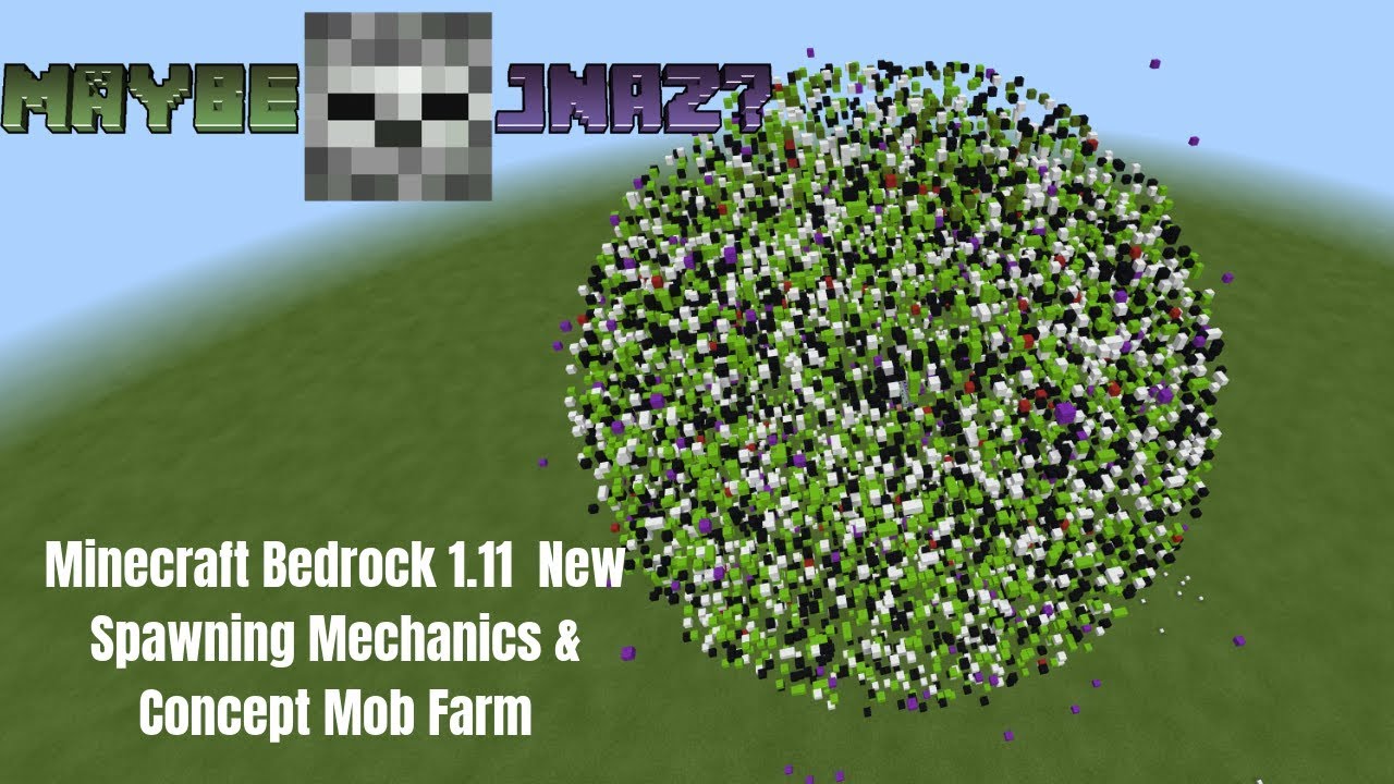 Minecraft Bedrock 1.11 New Spawning Mechanics Follow up - YouTube