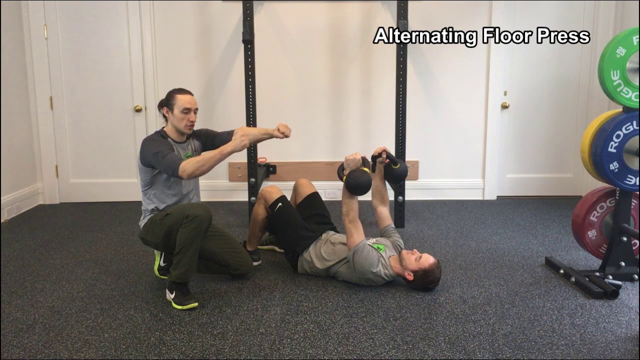Resilient Performance - Alternating Floor Press (Instructional) - YouTube
