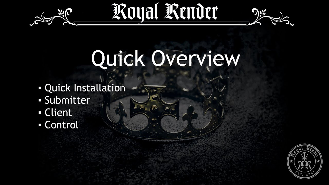 Royal Render - Quick Overview - YouTube