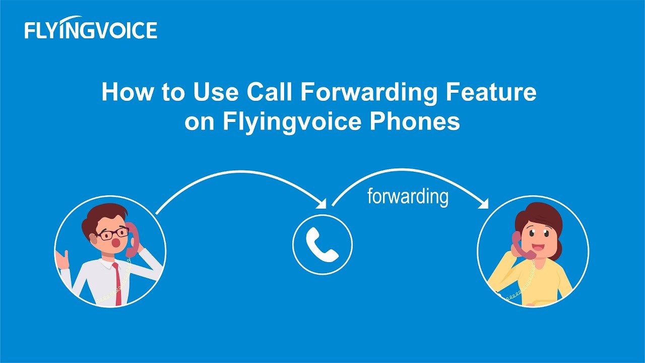 How to Use Call Forwarding Feature on Flyingvoice Phones - YouTube