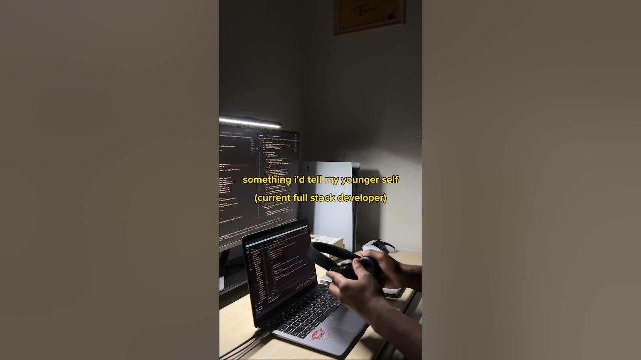 This is what I’d tell my younger self as a full stack developer #codewithme #codingmotivation ...