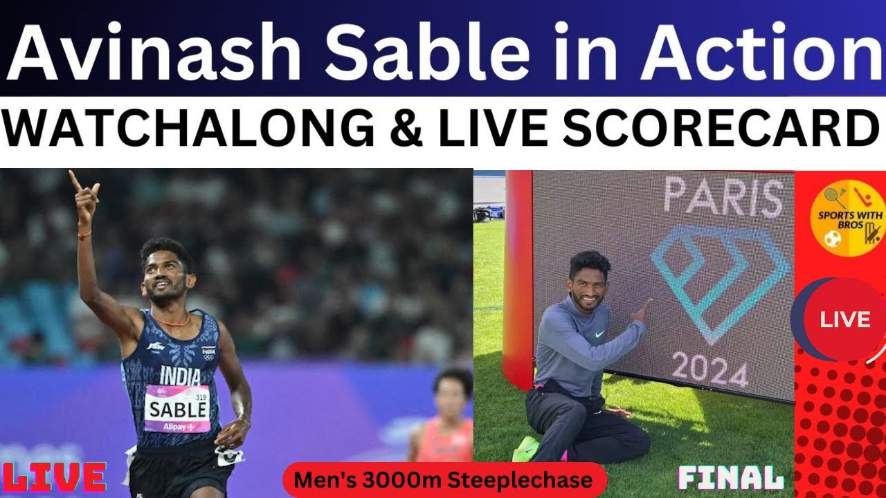 🔴Live Watchalong : Avinash Sable in Men's 3000m Steeplechase Final ...