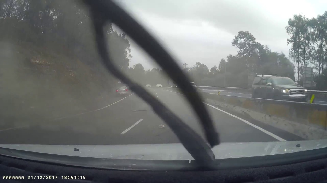 P-Plate Driver Loses Control And Crashes Into Rock Wall - YouTube