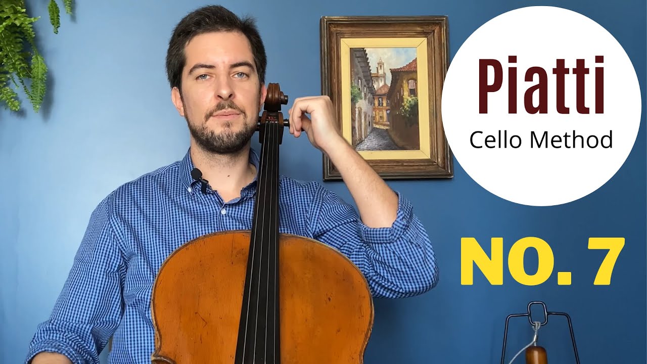 Piatti: Cello Method - Etude No. 7 | (Play along with me) - YouTube